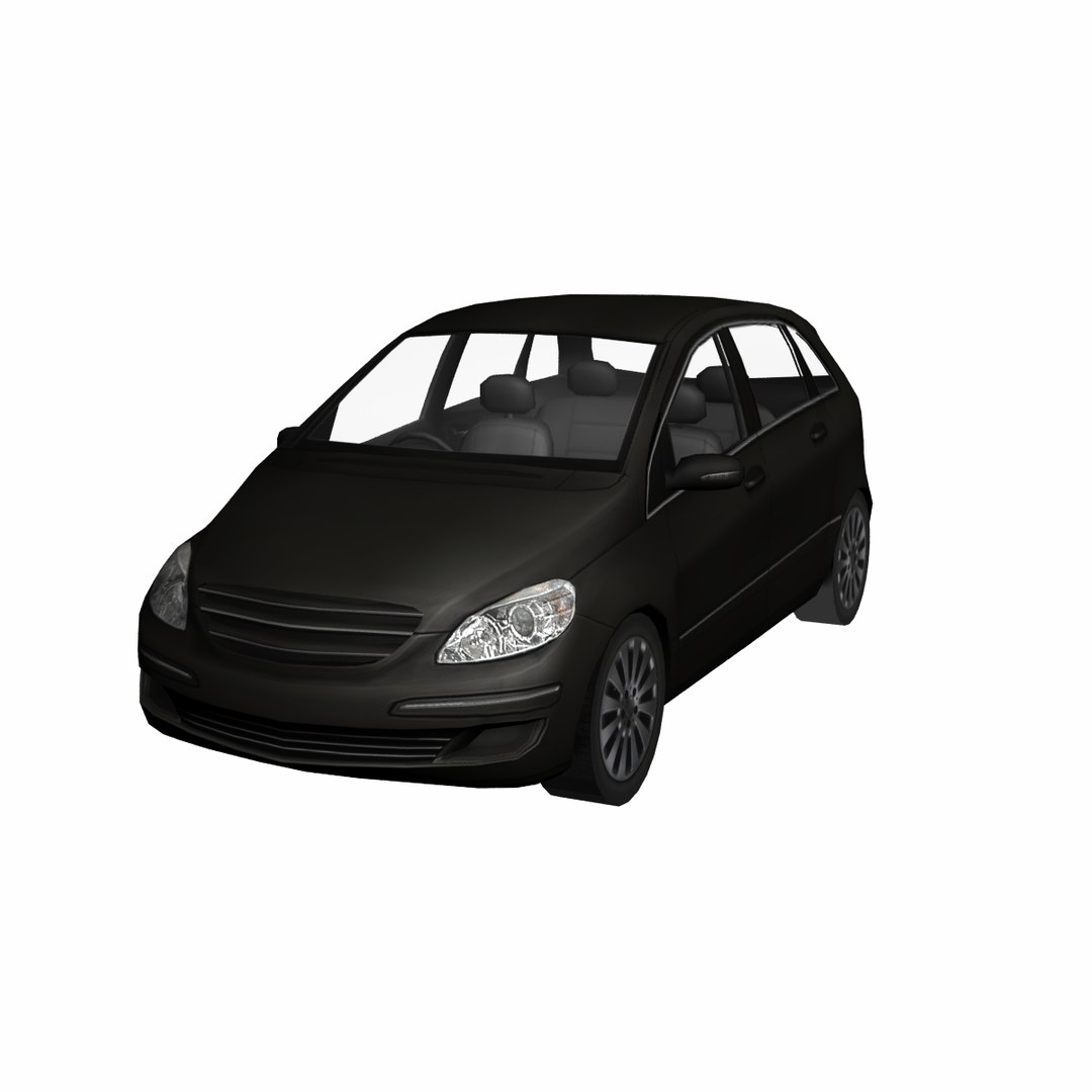 3d Model Black Car
