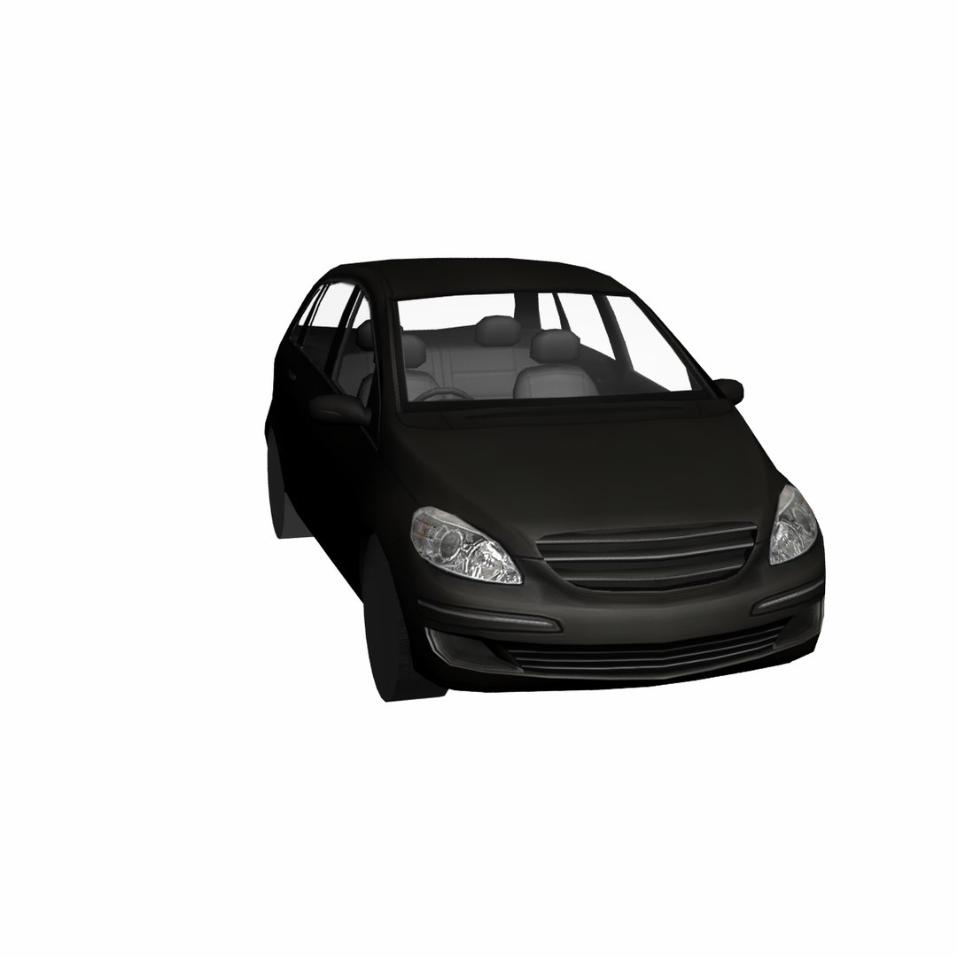 3d Model Black Car