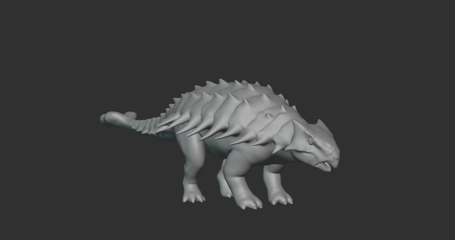 Scolosaurus Basemesh Low Poly 3D model - TurboSquid 1995203