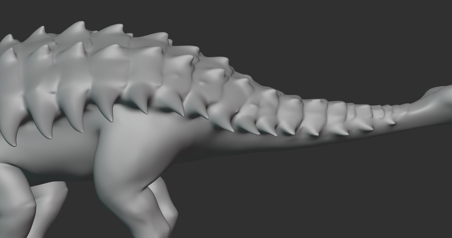 Scolosaurus Basemesh Low Poly 3D model - TurboSquid 1995203