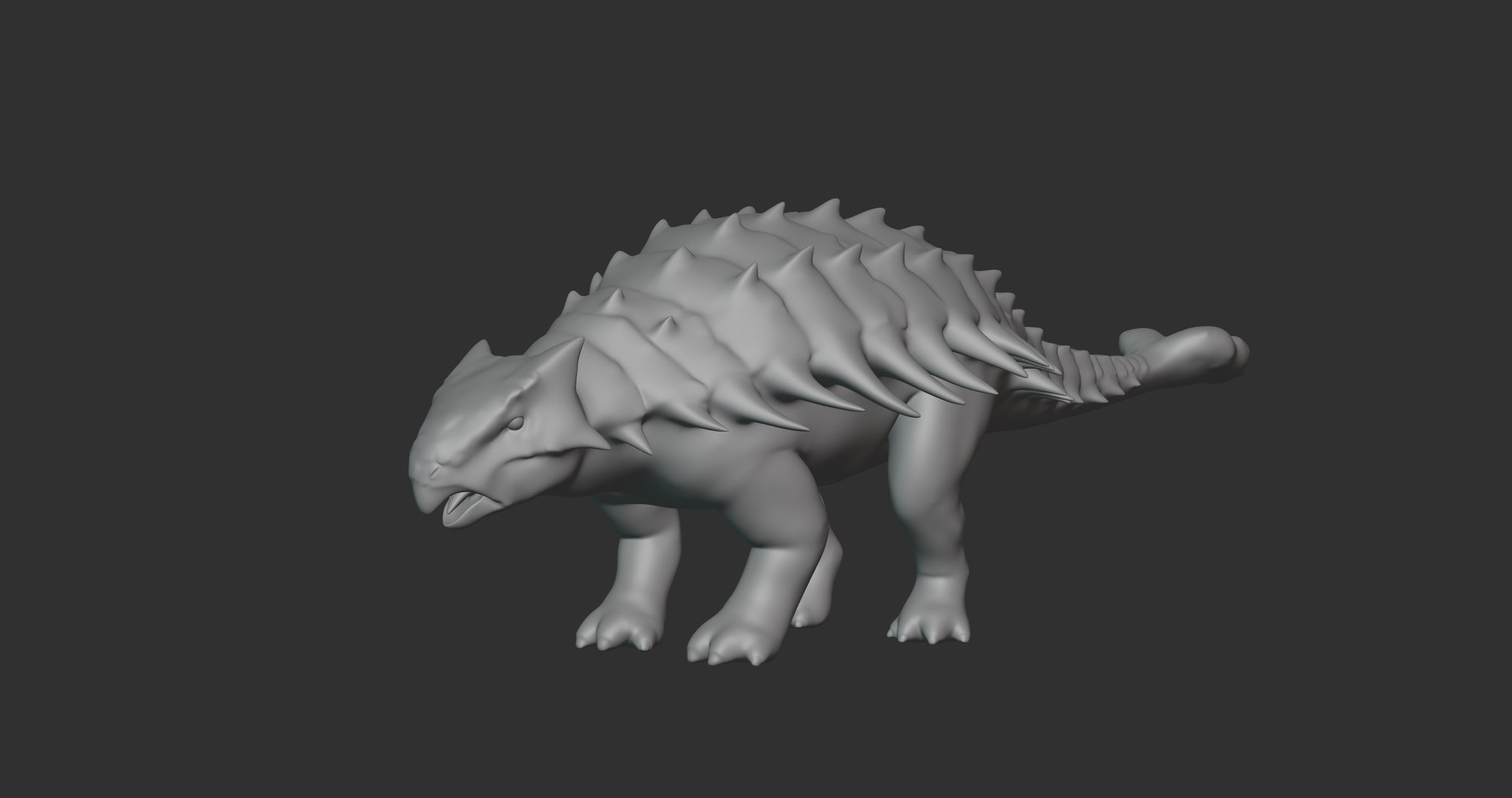 Scolosaurus Basemesh Low Poly 3D model - TurboSquid 1995203