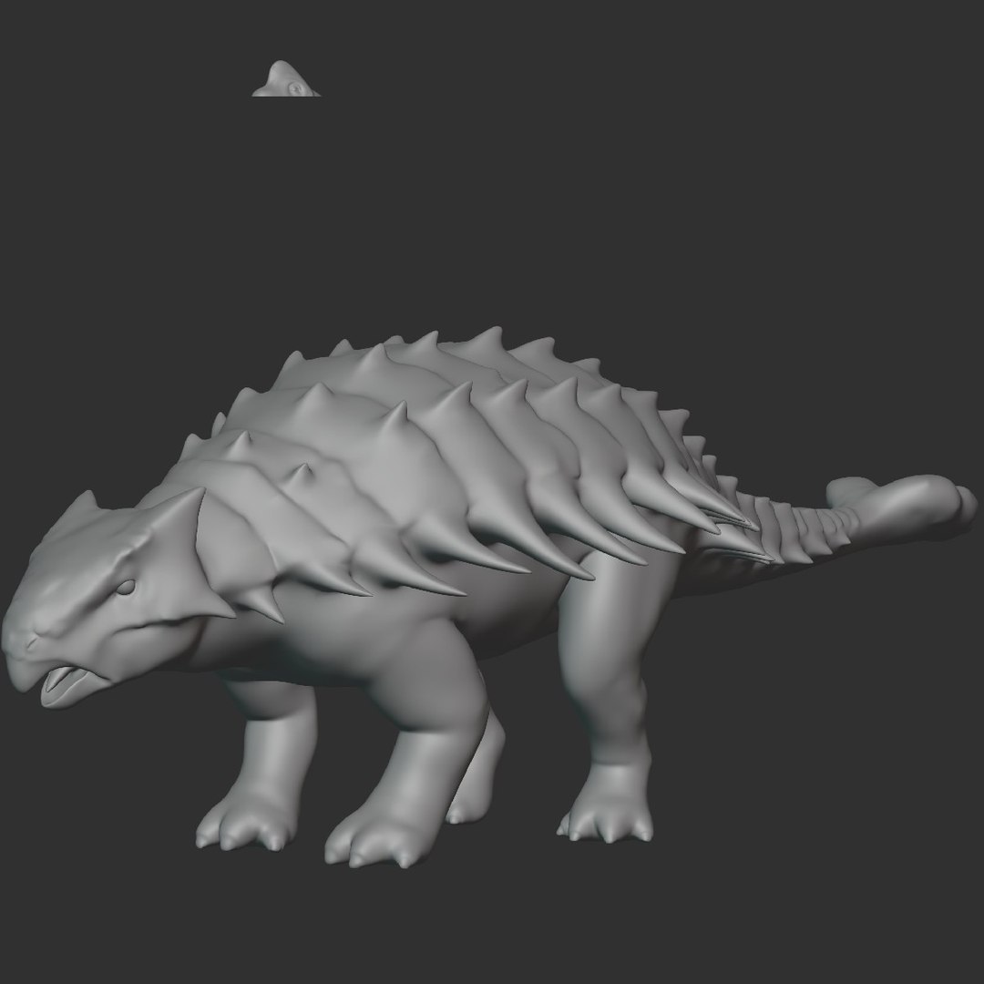 Scolosaurus Basemesh Low Poly 3D model - TurboSquid 1995203