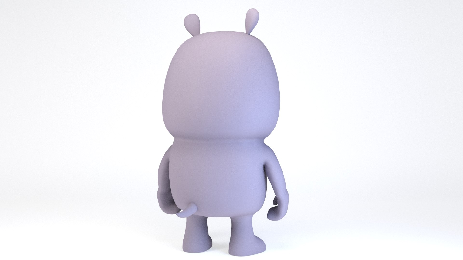 Cartoonish Humanoid Rhino Character 3D Model - TurboSquid 2251266