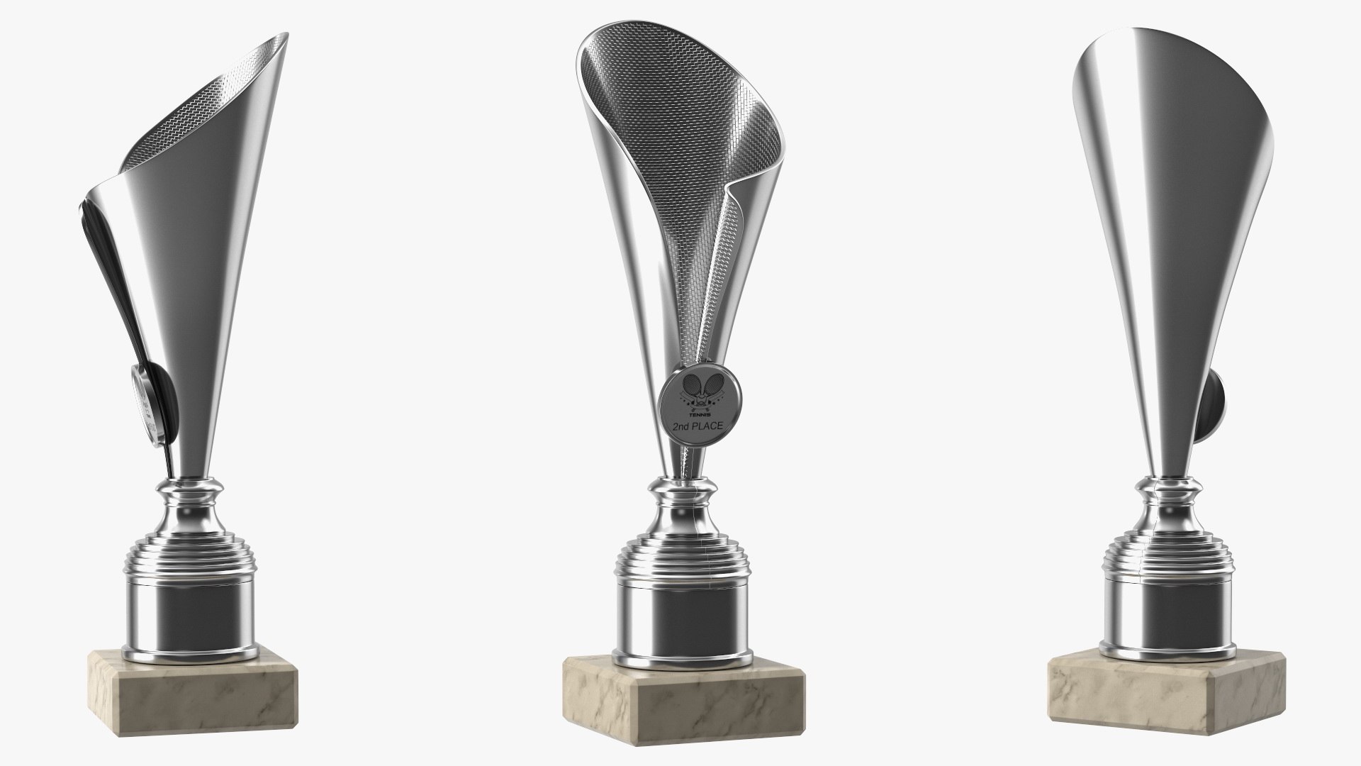 3D Sports Cup With Symbol Silver - TurboSquid 1951695