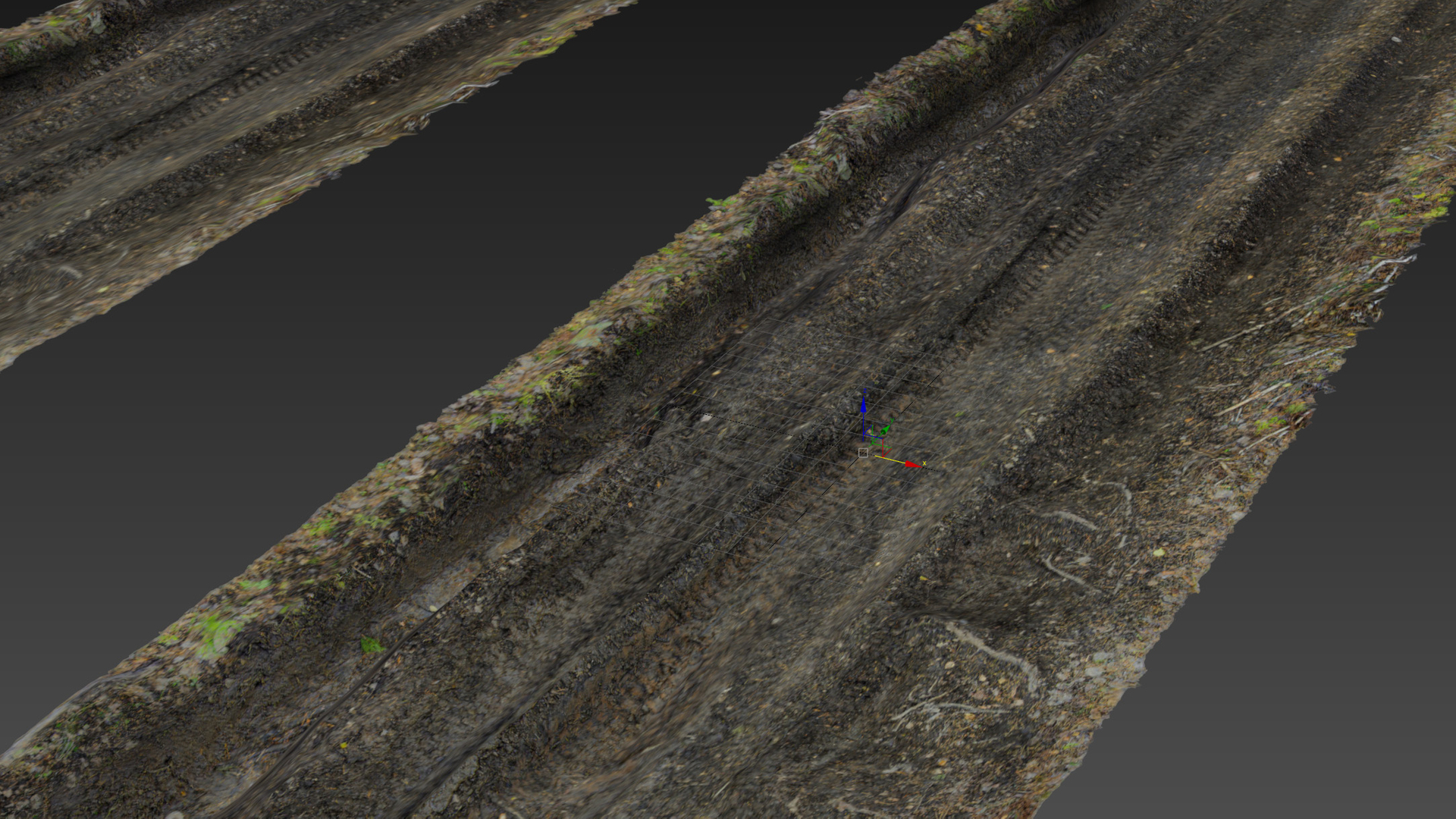 3D dirt road model - TurboSquid 1668512