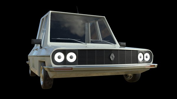 Cartoon Car Toros White 3D model - TurboSquid 1782248