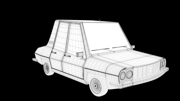 Cartoon Car Toros White 3D model - TurboSquid 1782248