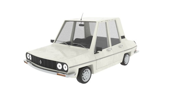 Cartoon Car Toros White 3D model - TurboSquid 1782248