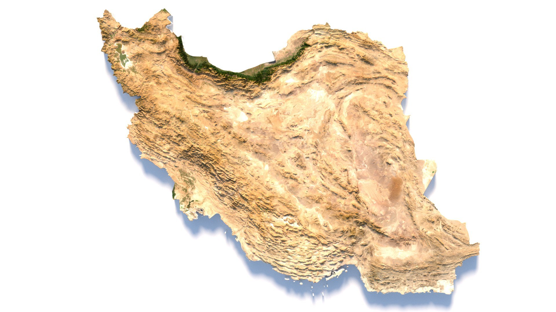 Iran Terrain Map Model - TurboSquid 2336181