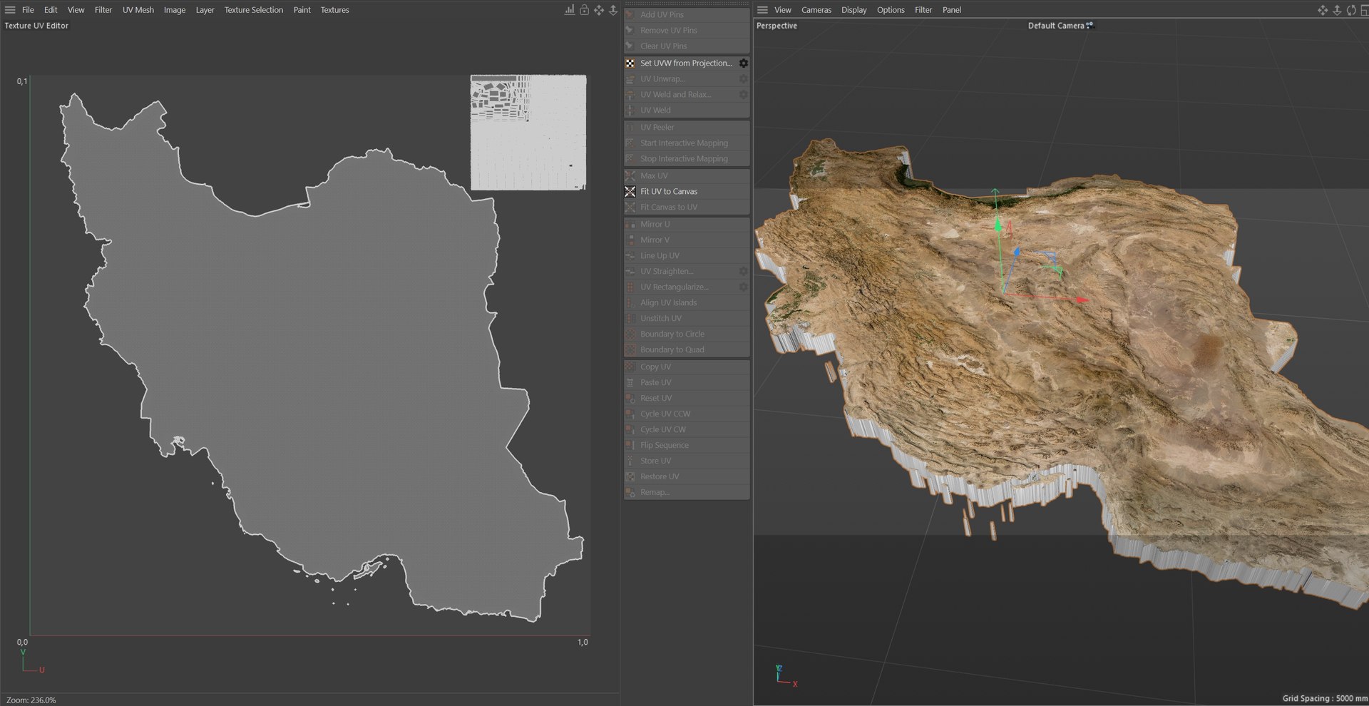 Iran Terrain Map Model - TurboSquid 2336181