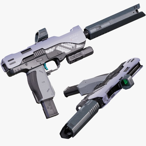 Sci Fi Pistol 3D Models for Download | TurboSquid