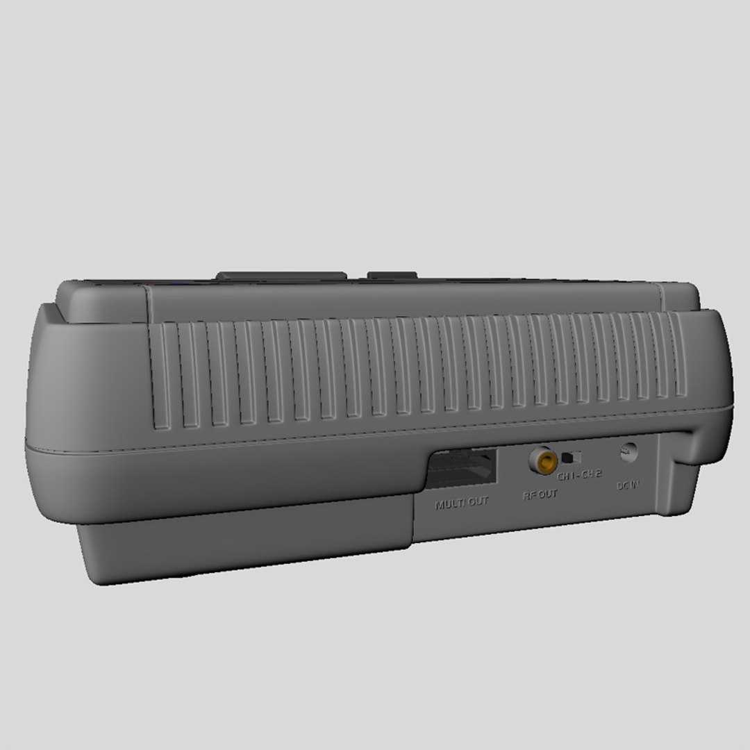 3d Nintendo Super Famicom Model