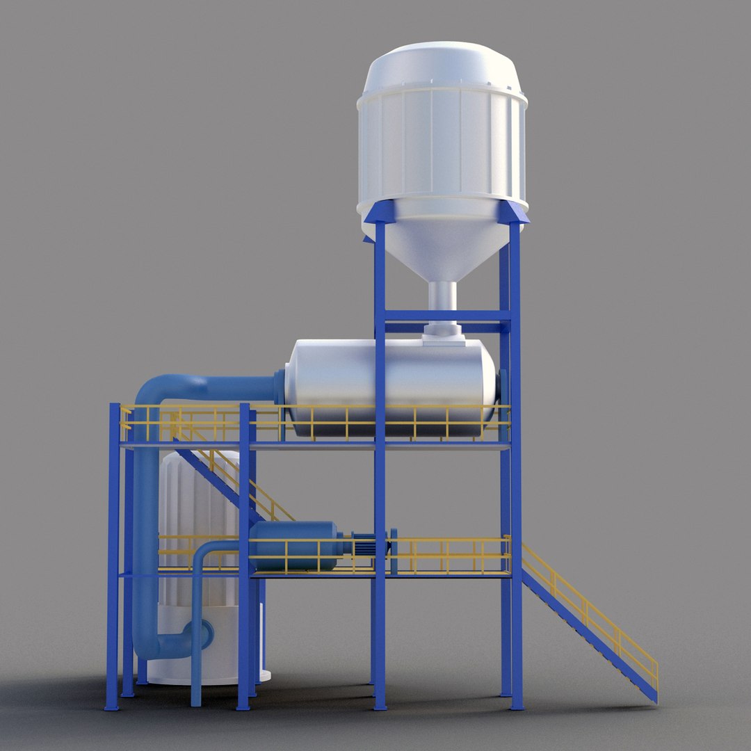 3d Industrial Tower
