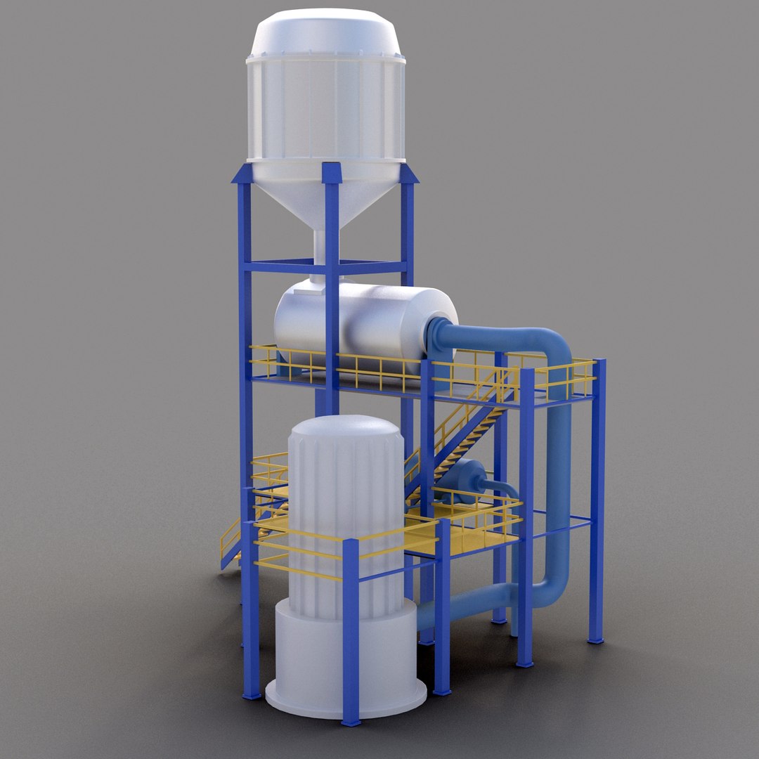 3d Industrial Tower