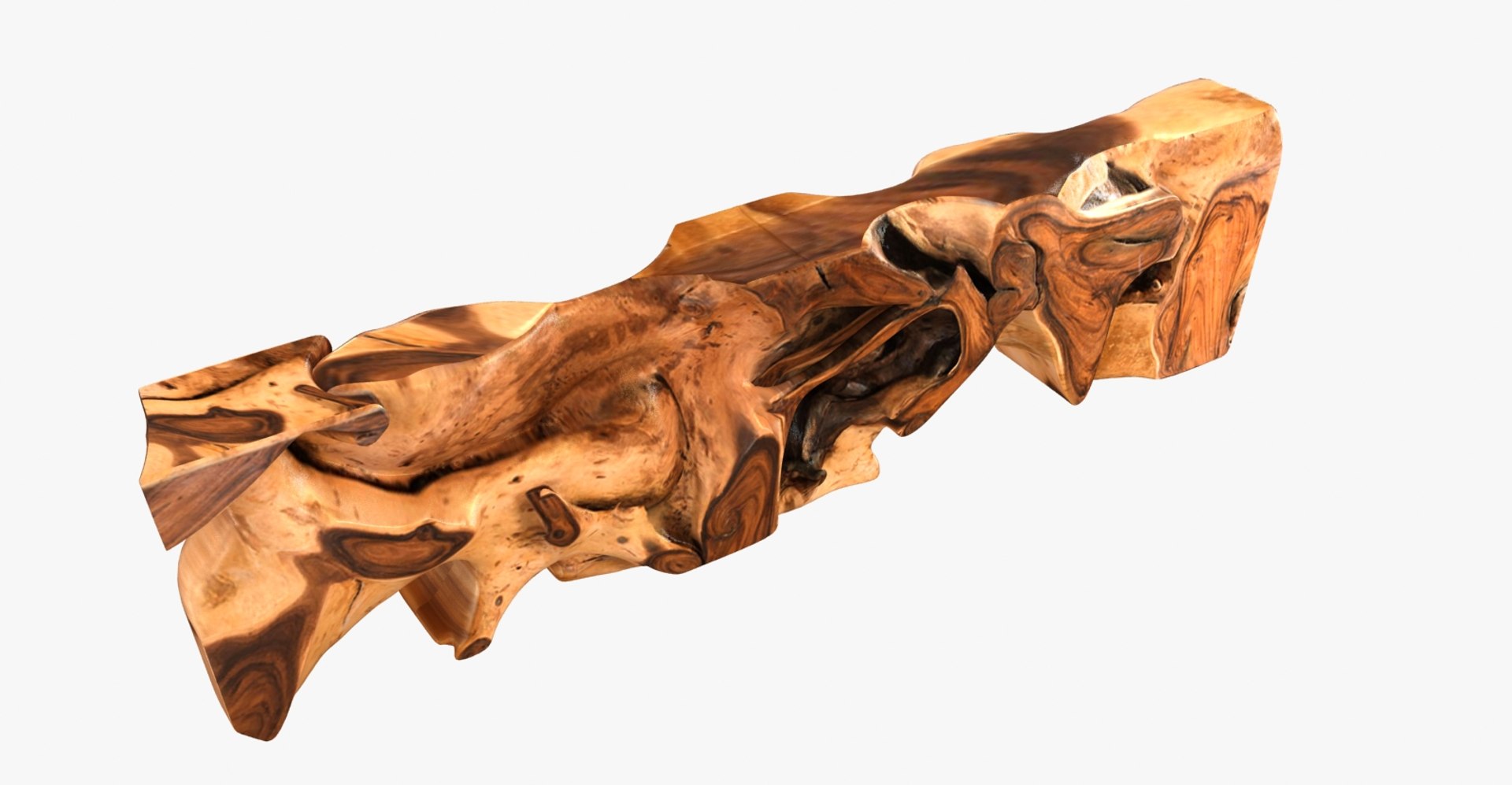 Table Chamcha Wood Console 3ds