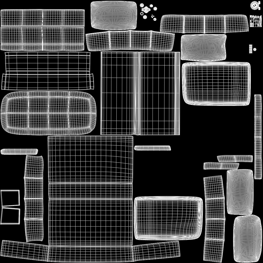 2 Setare Sofa With Blue Velvet Texture 3D Model - TurboSquid 2414524