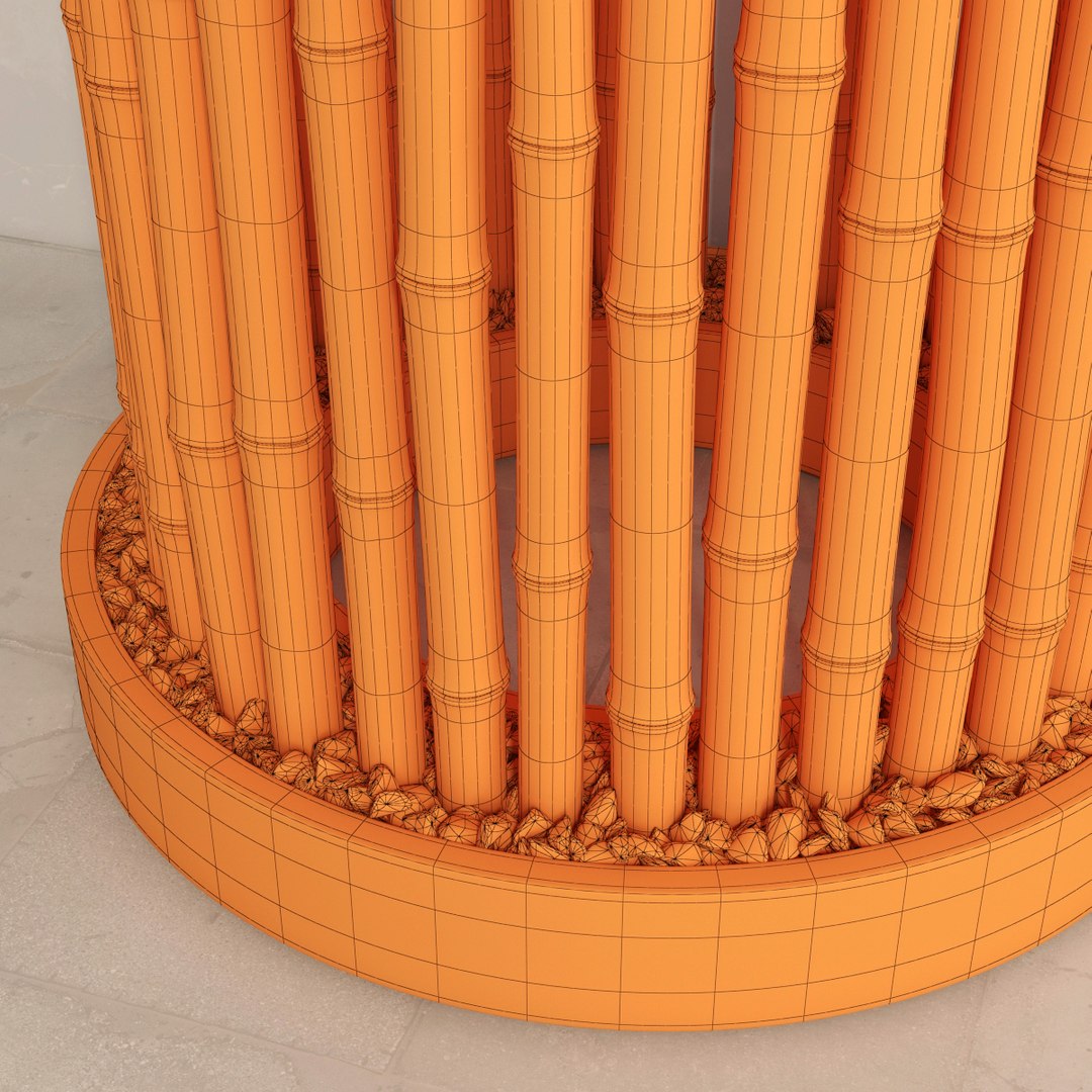 Decor bamboo 3D model - TurboSquid 1477814