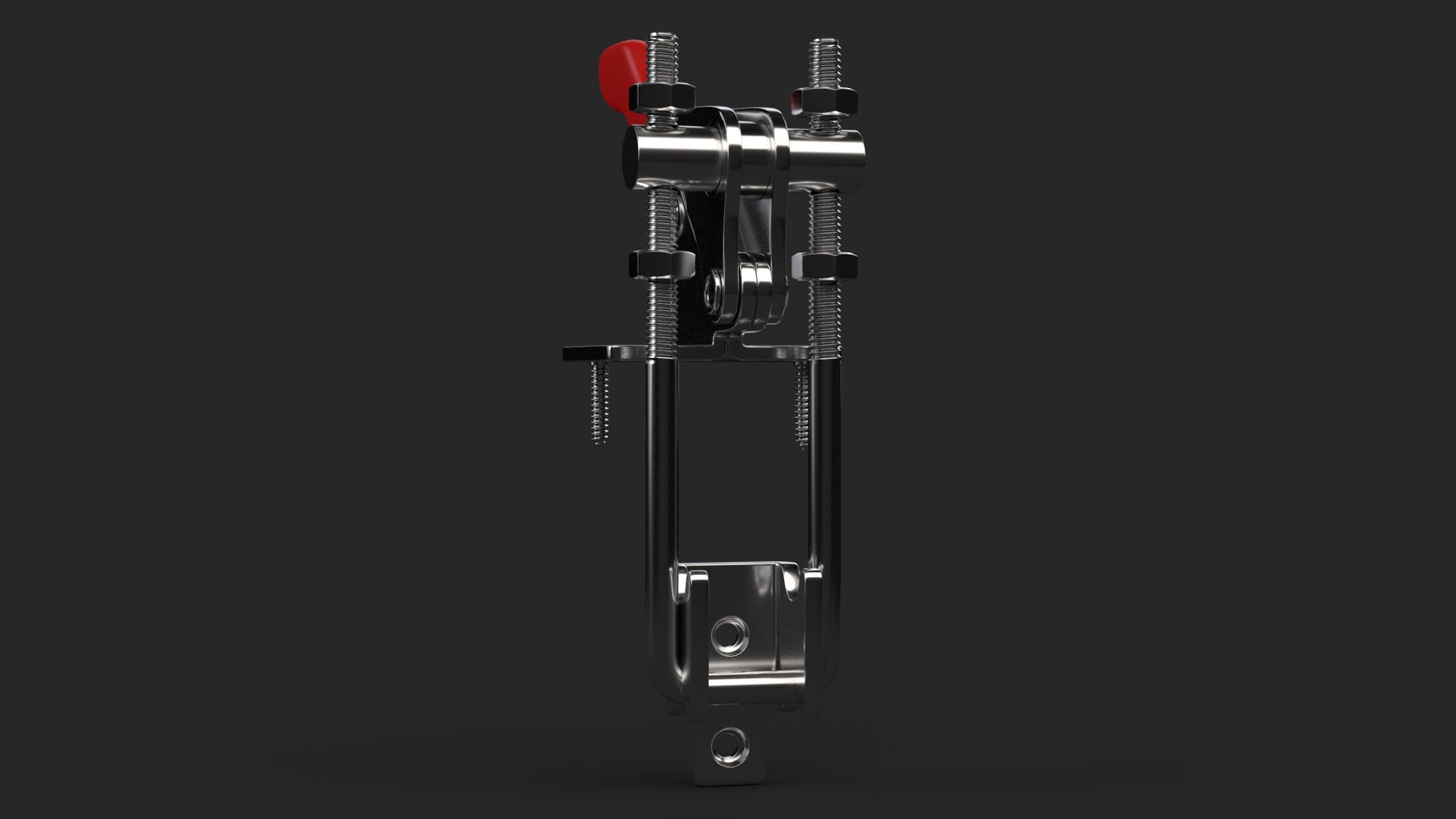 3D Vertical Pull-action Latch Toggle - TurboSquid 1544855