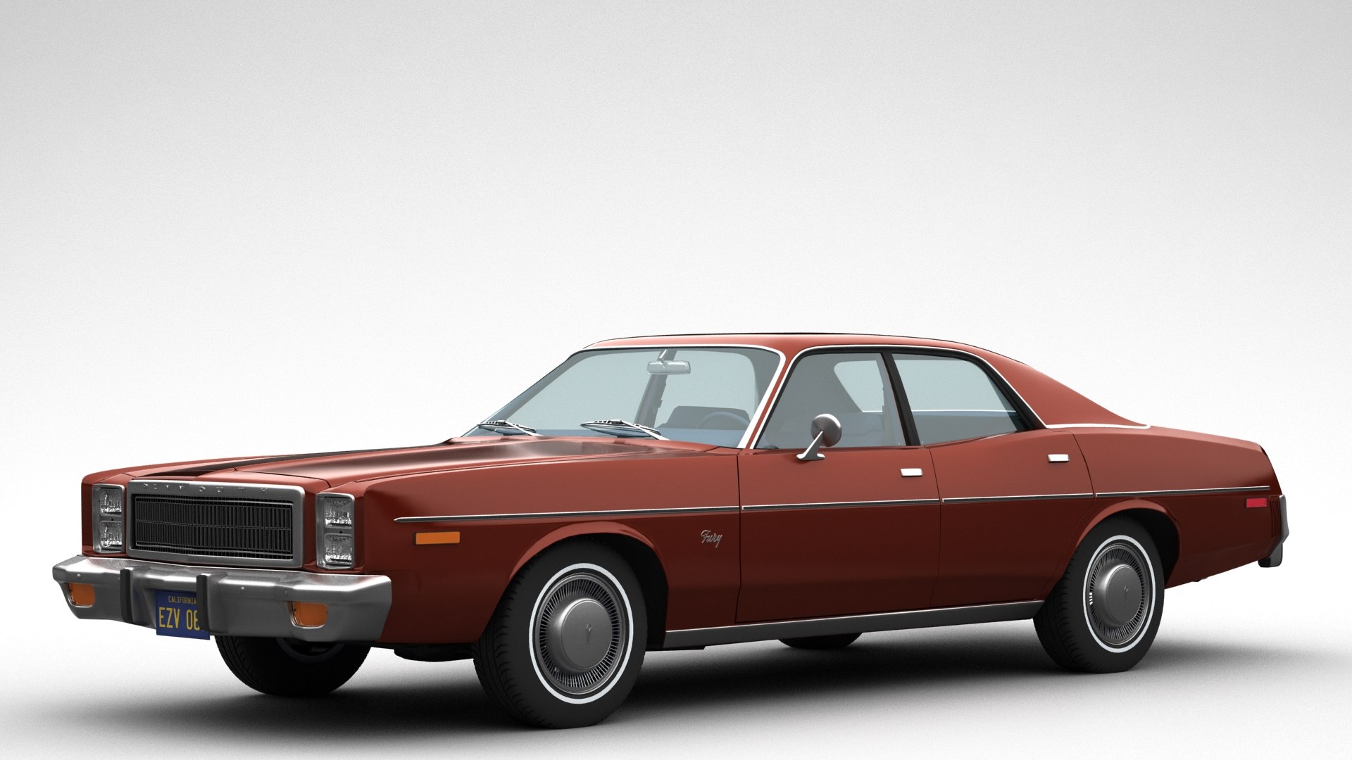 3D Plymouth Fury 1978 - TurboSquid 2074746