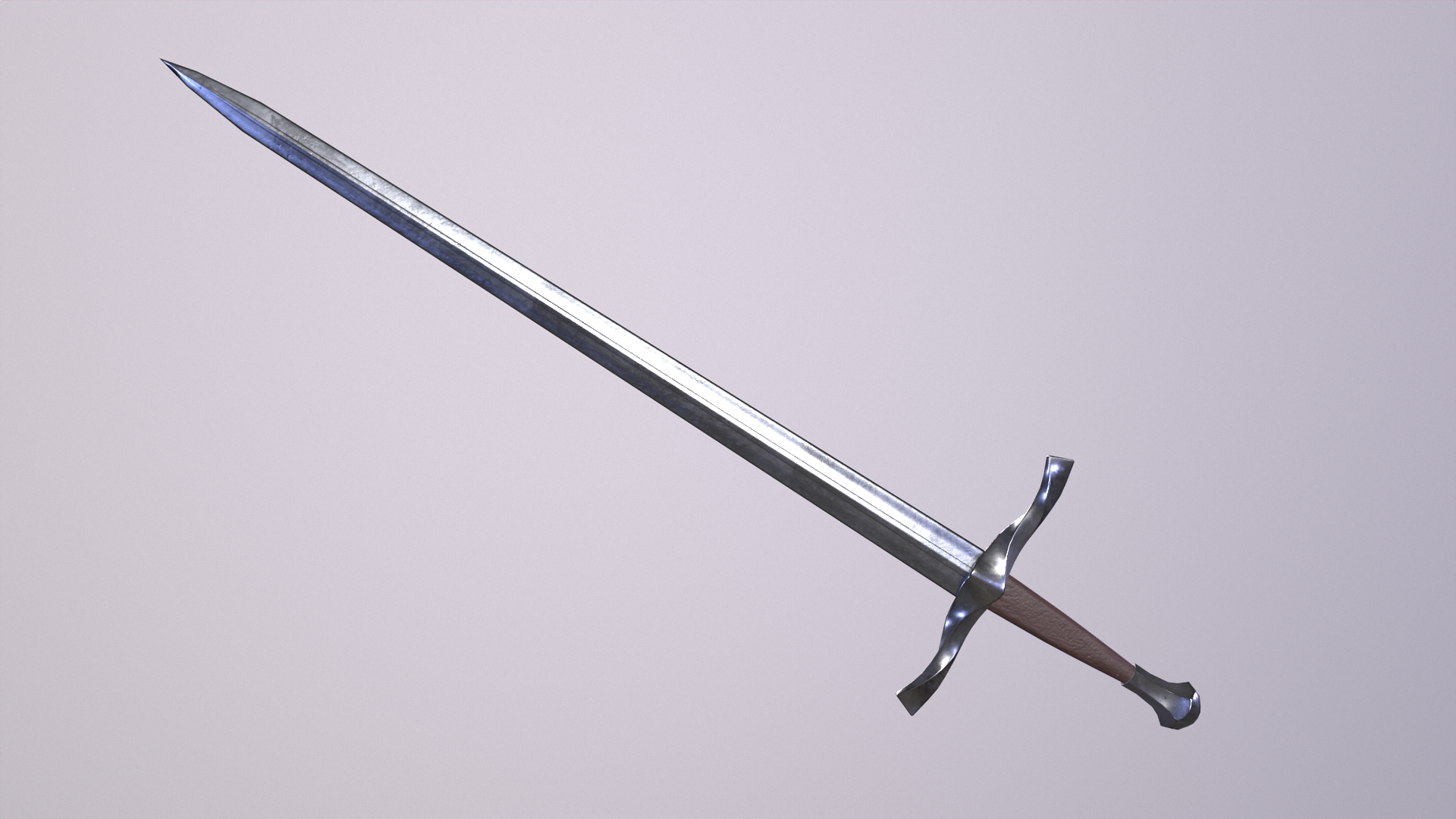 3D Model The Medieval Longsword V2 LOW POLY - TurboSquid 1771659
