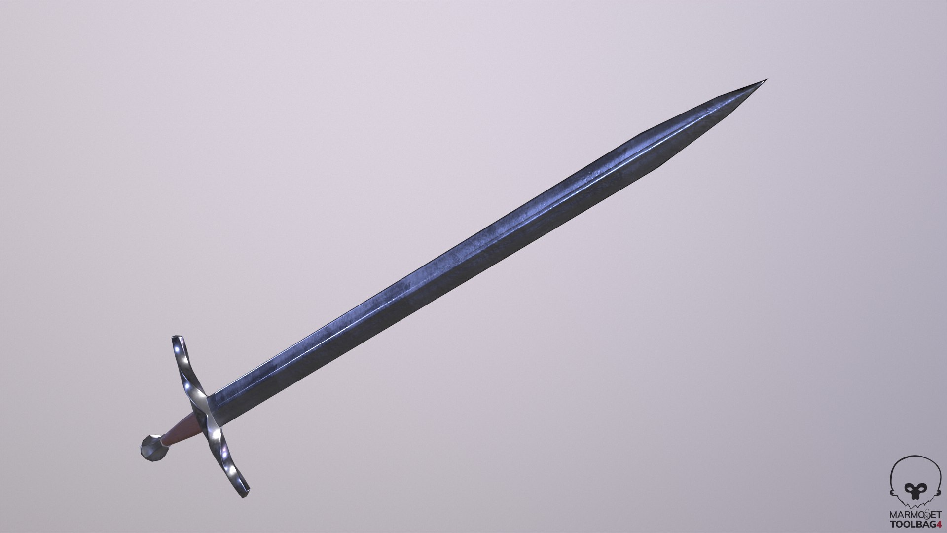 3D Model The Medieval Longsword V2 LOW POLY - TurboSquid 1771659