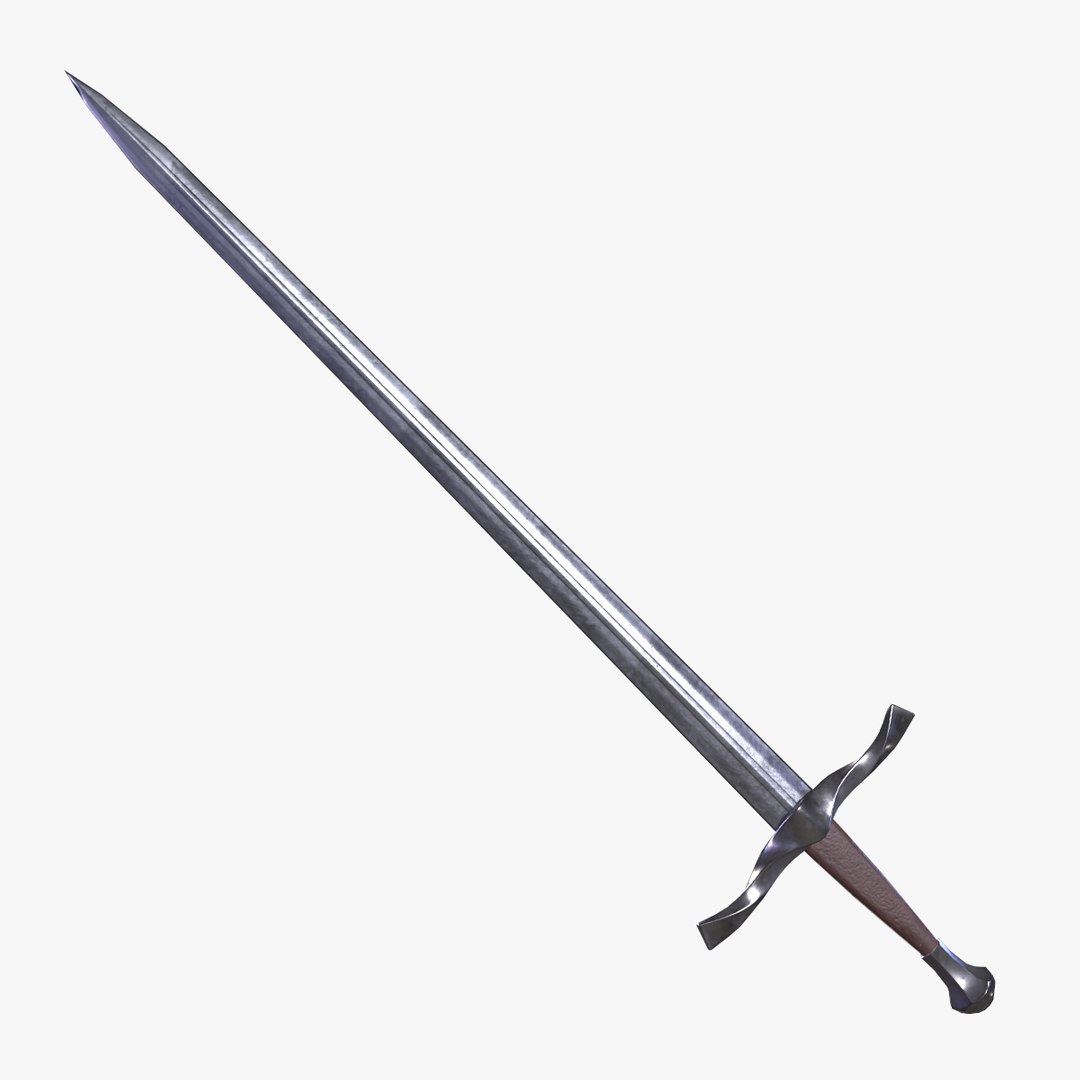 3D Model The Medieval Longsword V2 LOW POLY - TurboSquid 1771659