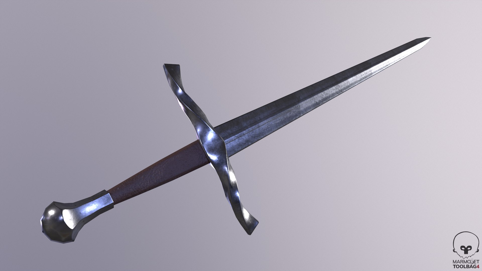 3D Model The Medieval Longsword V2 LOW POLY - TurboSquid 1771659