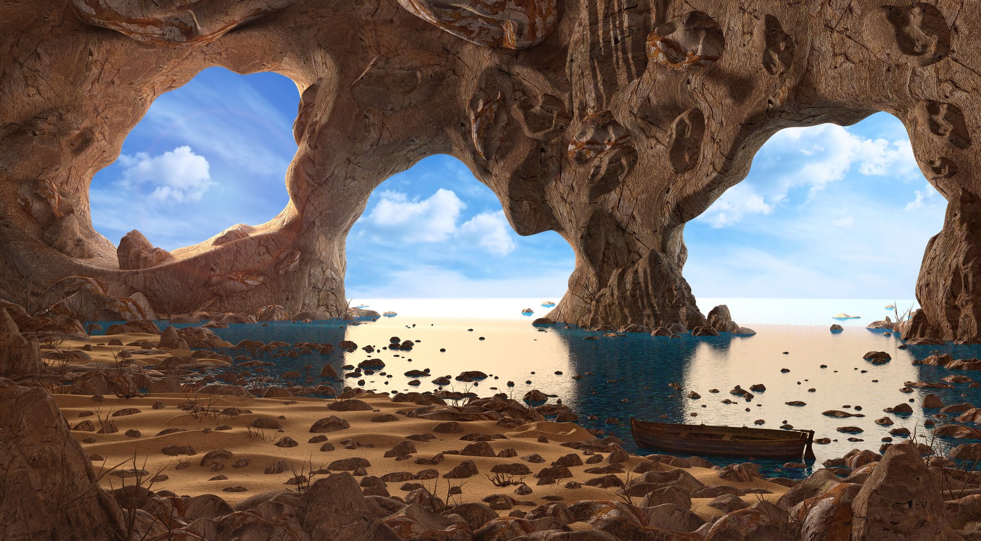 3D Cave Landscape Nature - TurboSquid 1520141