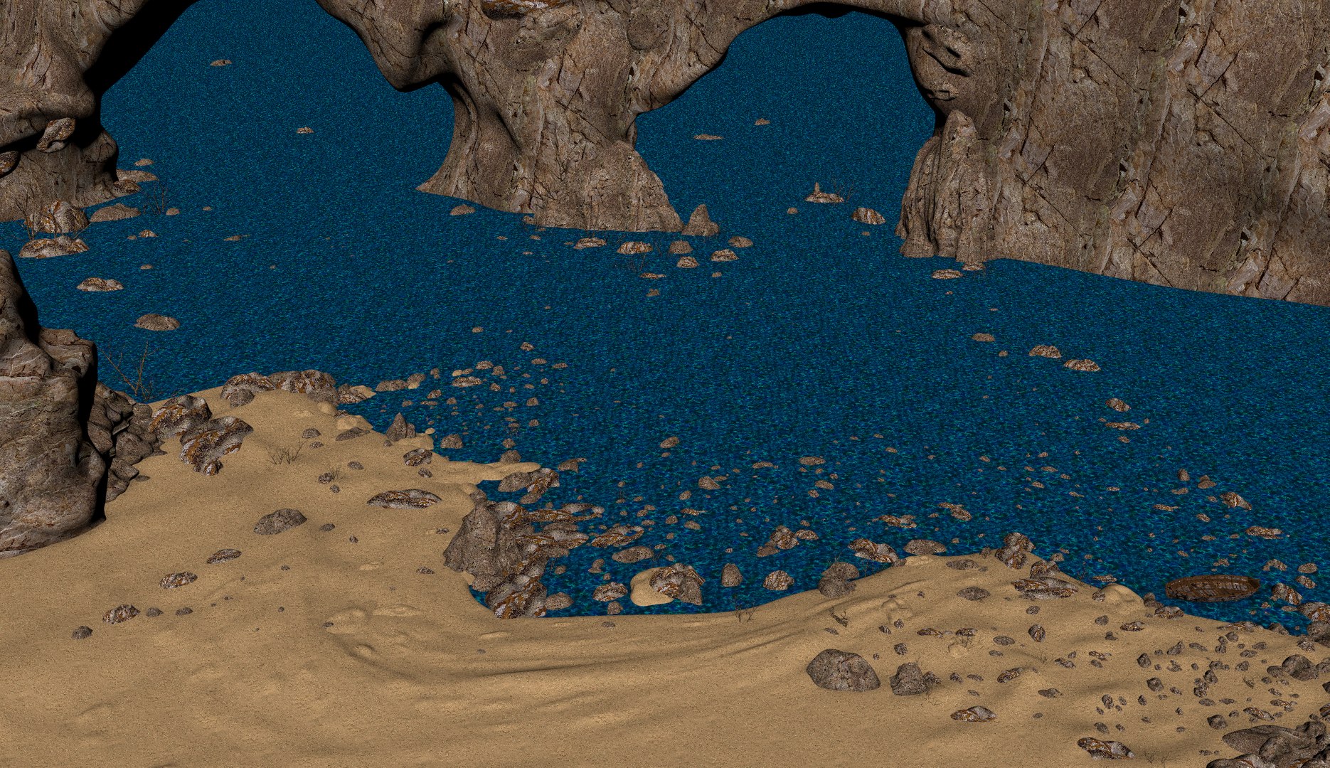 3D Cave Landscape Nature - TurboSquid 1520141