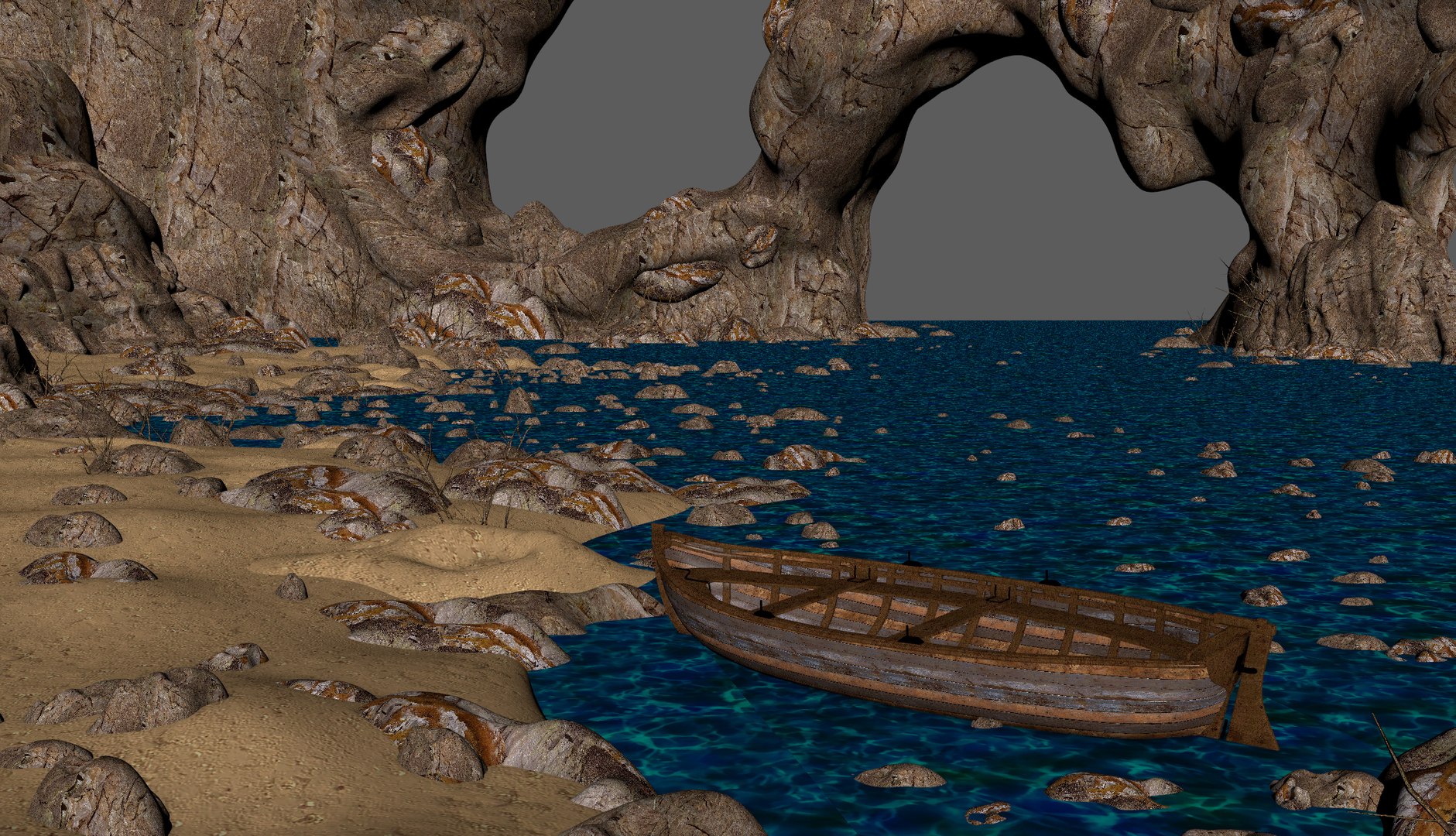 3D Cave Landscape Nature - TurboSquid 1520141