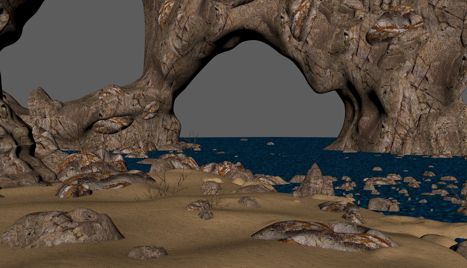 3D Cave Landscape Nature - TurboSquid 1520141