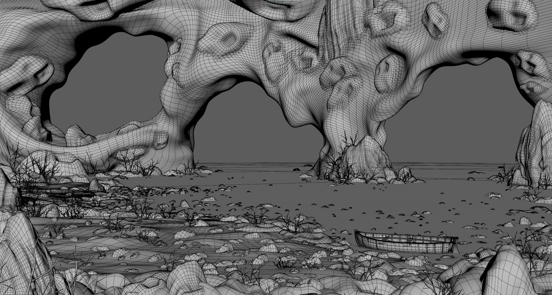 3D Cave Landscape Nature - TurboSquid 1520141