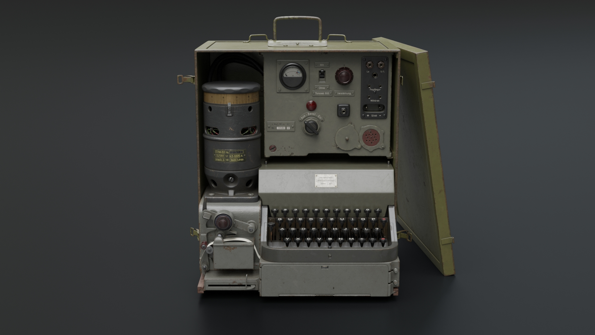 Hellschreiber Ancient Telegraphy System 3D Model - TurboSquid 2223805