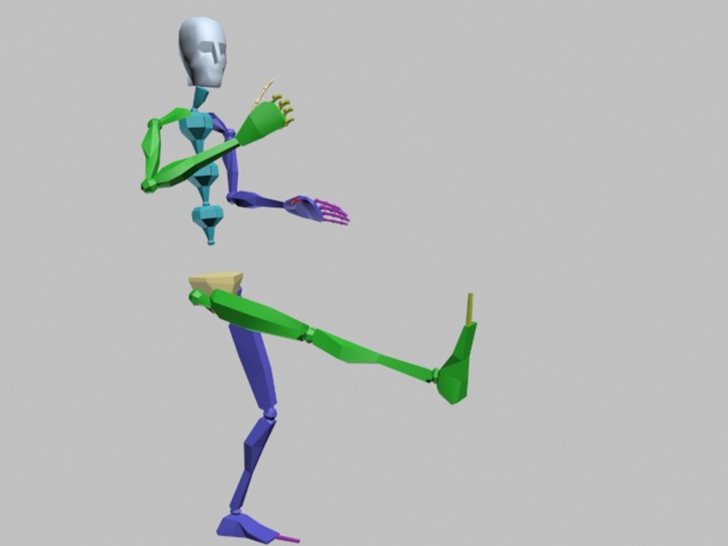 Rigging Character Model - TurboSquid 1214389