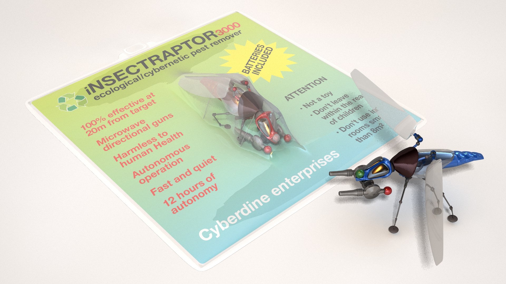 3D Fly Bot Model - TurboSquid 2112023