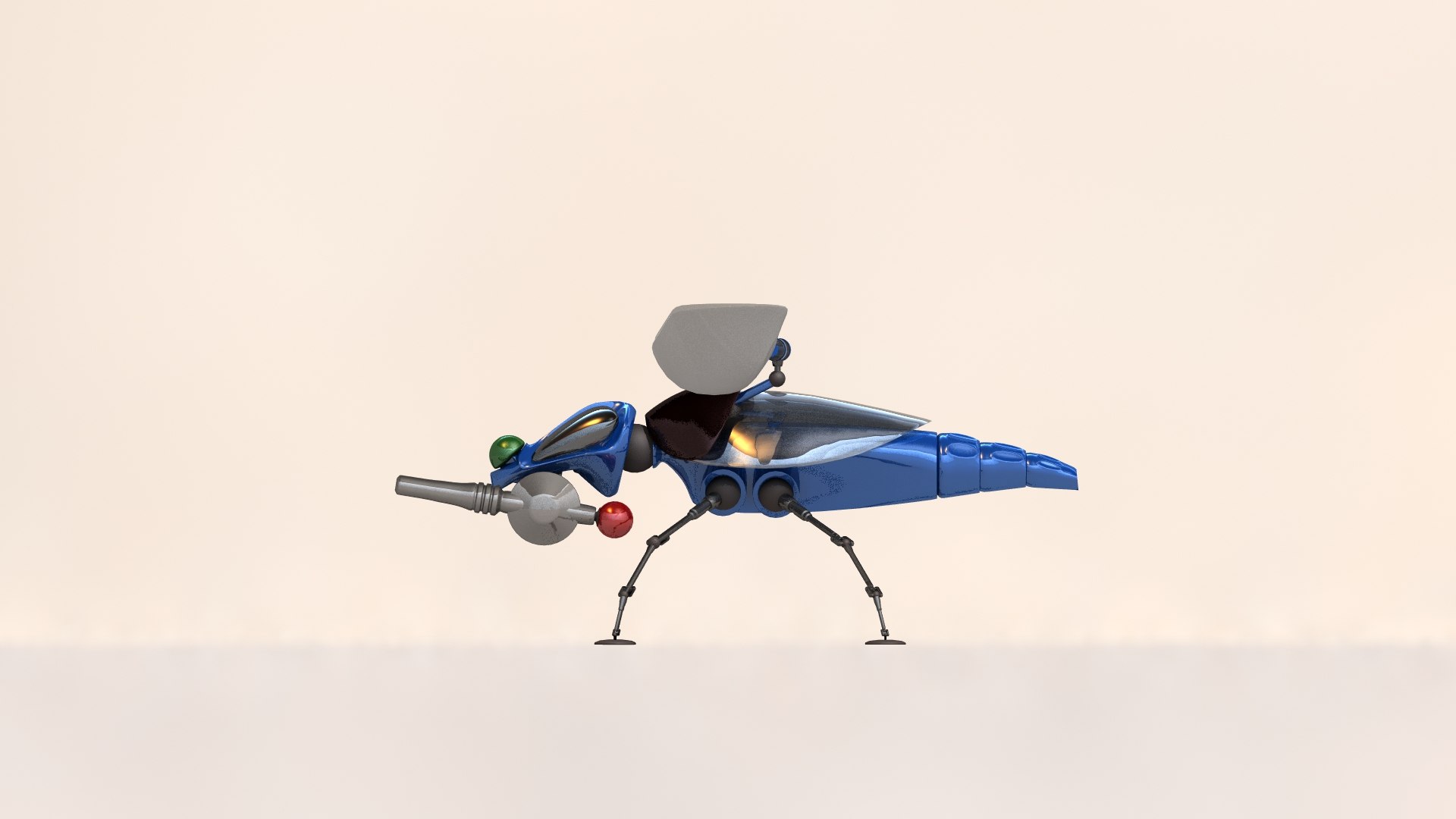 3D Fly Bot Model - TurboSquid 2112023