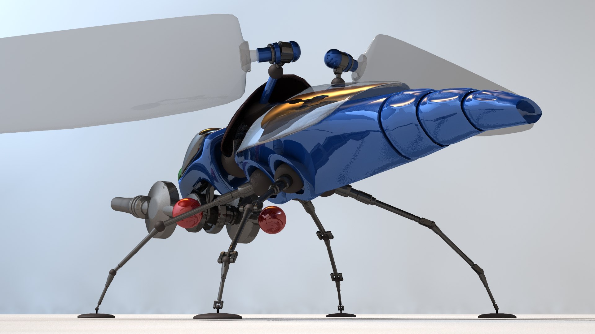 3D Fly Bot Model - TurboSquid 2112023