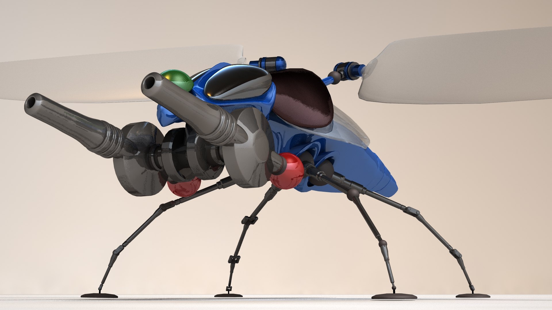 3D Fly Bot Model - TurboSquid 2112023