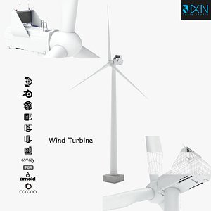 Free SketchUp Industrial-Wind-Turbine Models | TurboSquid