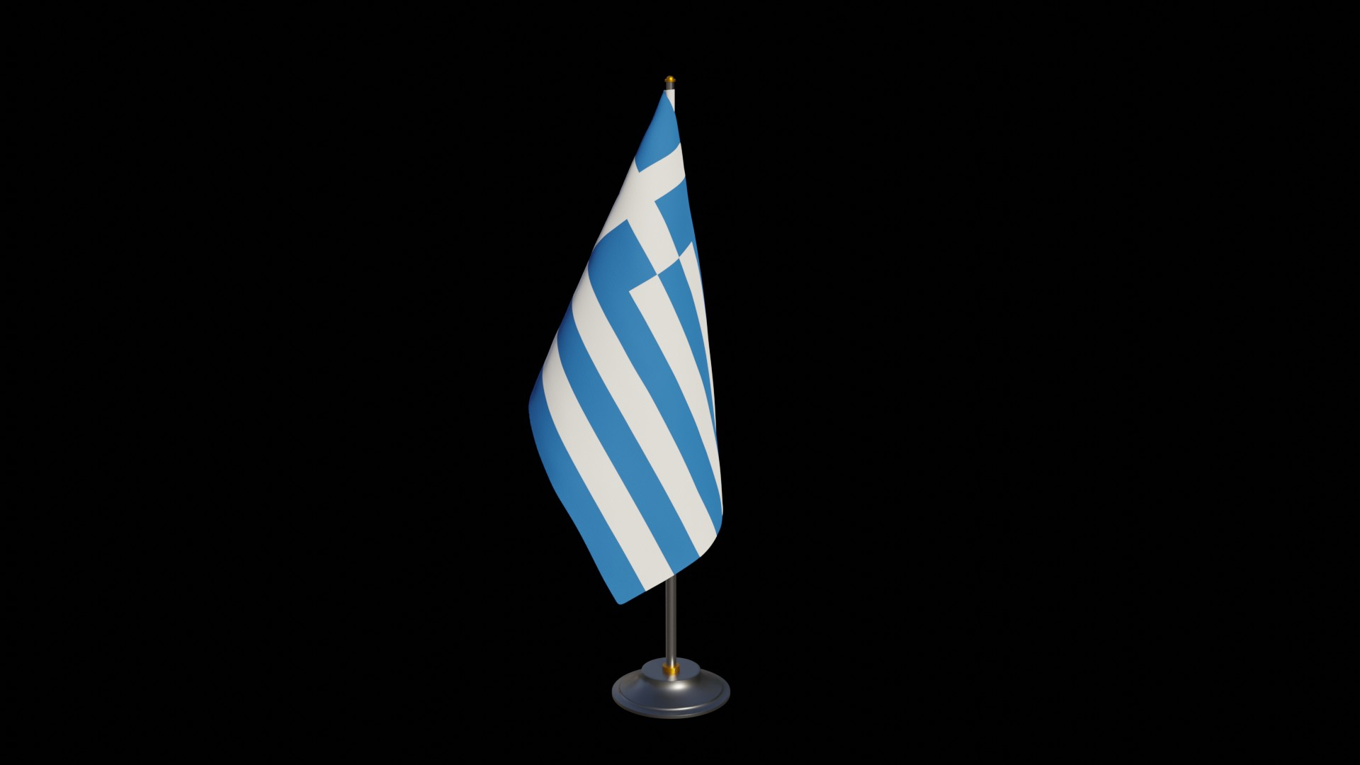 3D Model Table Flag Greece - TurboSquid 1633785