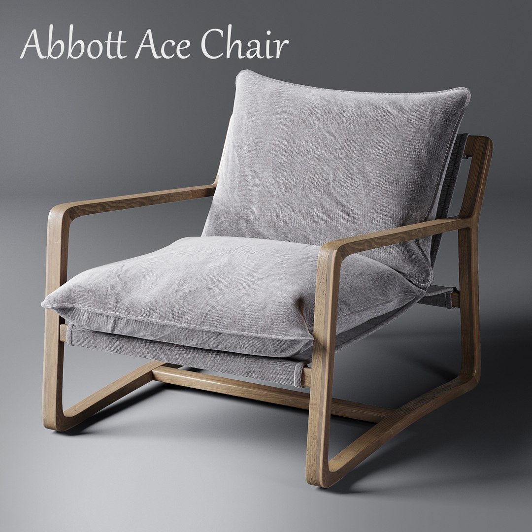Abbott Ace Chair 3D Model - TurboSquid 1201094