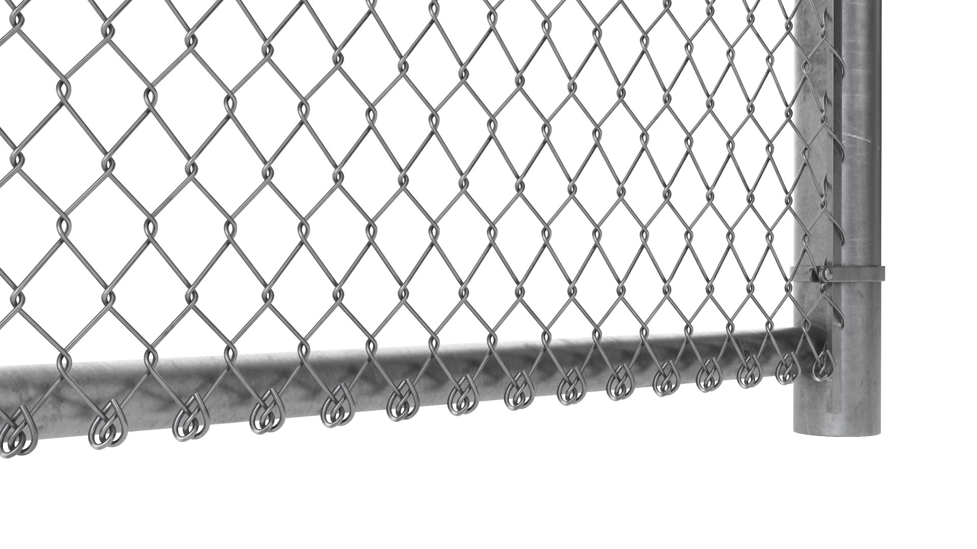 Chain Link Fence Model - TurboSquid 2315660