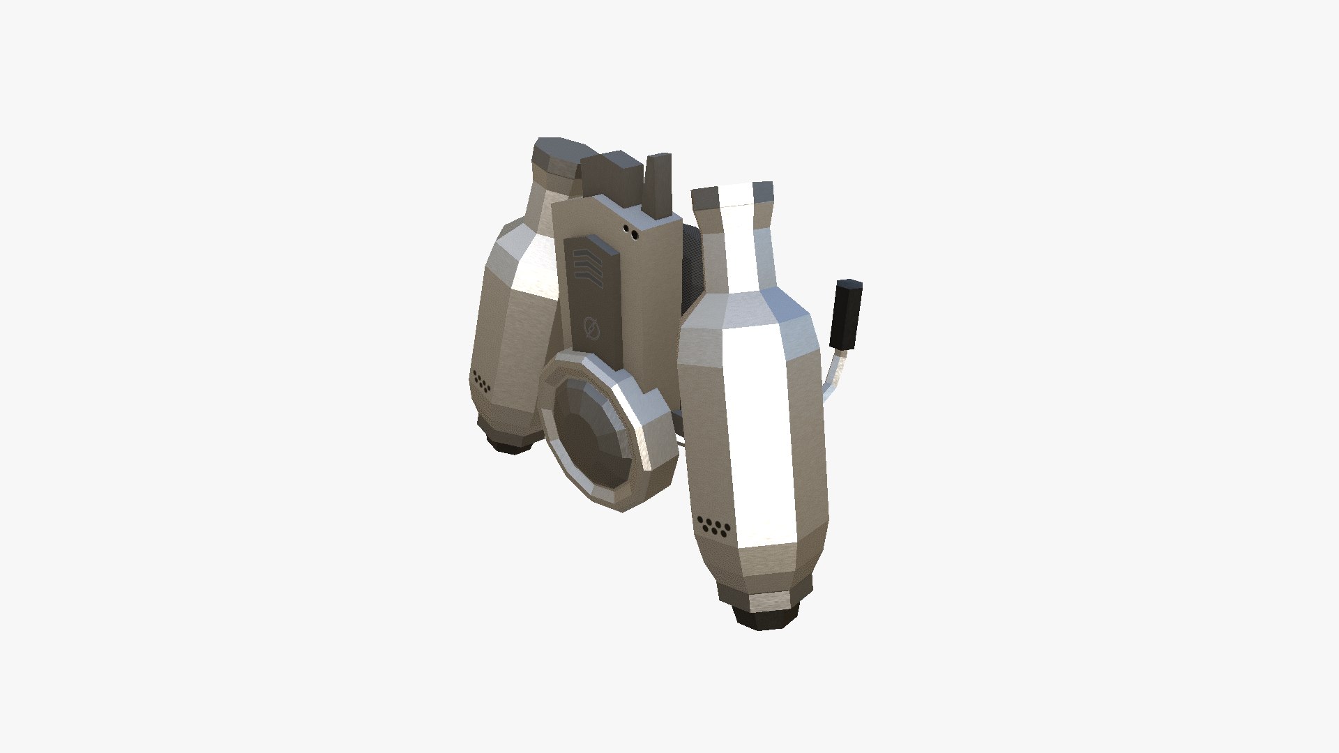 Jetpack Low Poly H05 - SciFi Character Design Model - TurboSquid 2256400