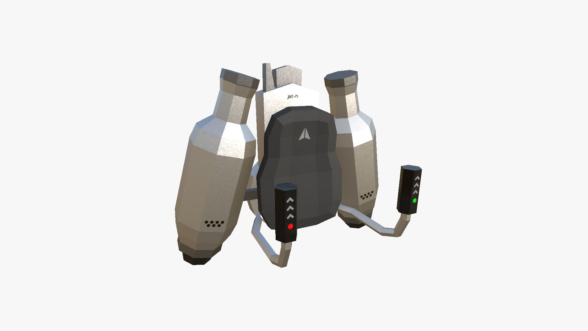 Jetpack Low Poly H05 - SciFi Character Design Model - TurboSquid 2256400