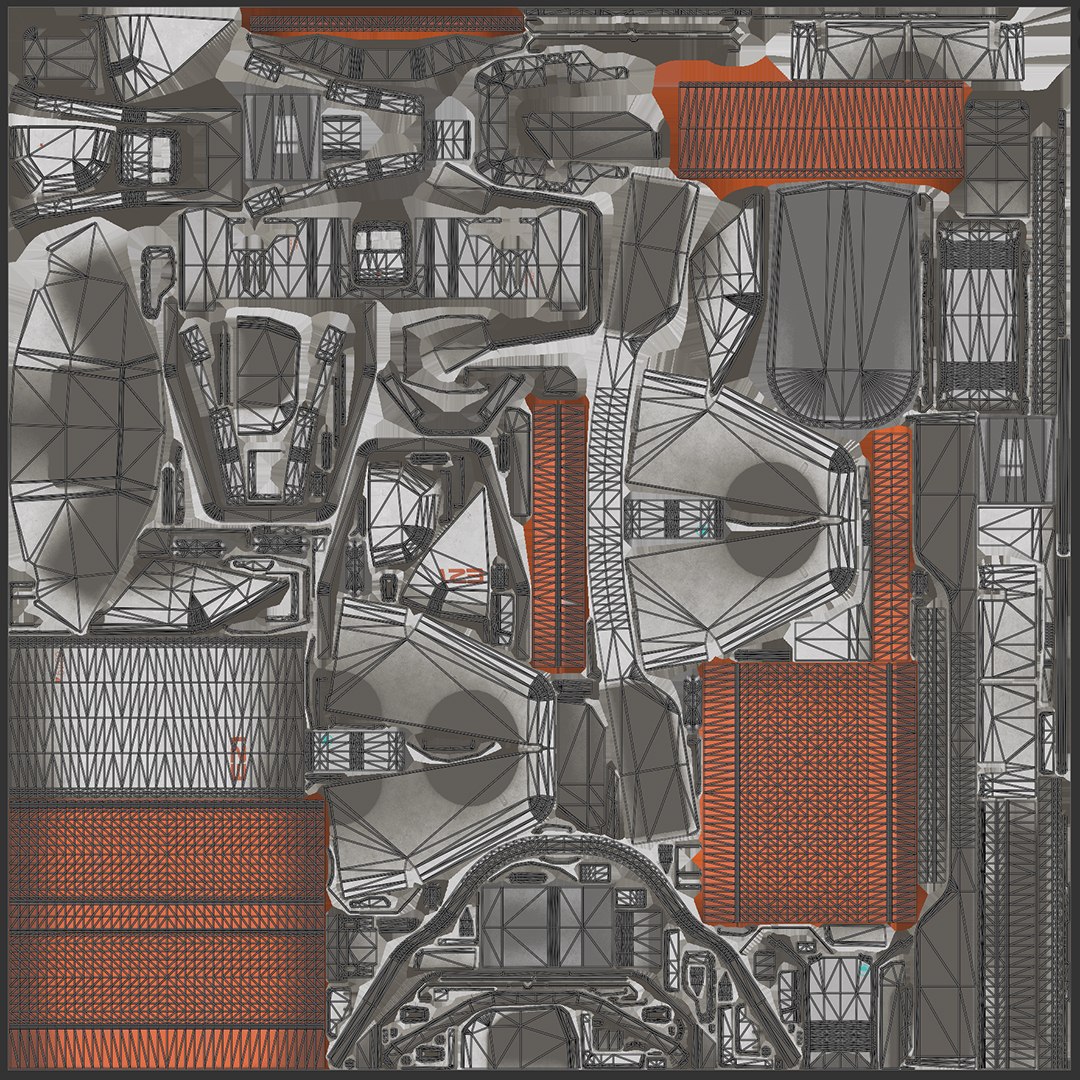 3D Sci Fi Pipe Units - TurboSquid 2318152