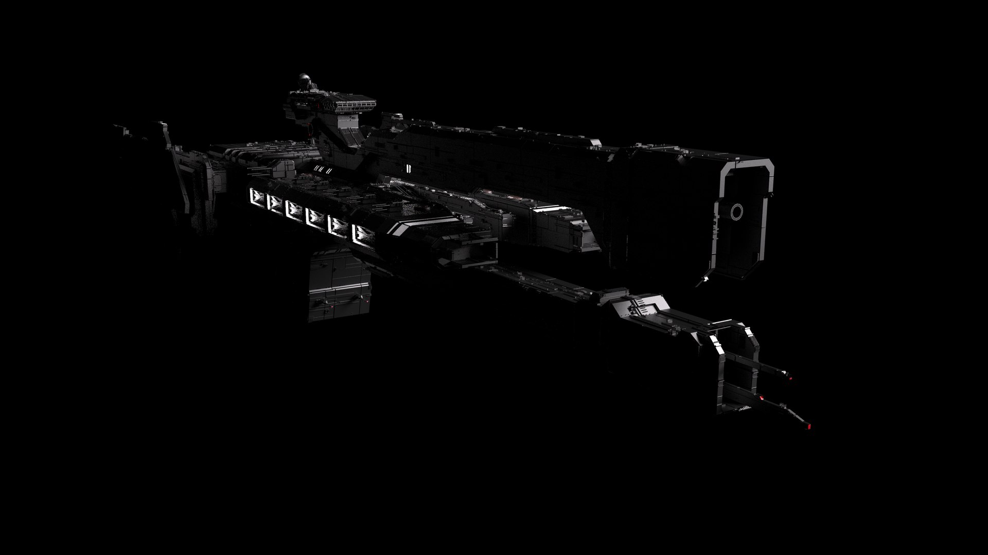 Charon Class Heavy Frigate 3D Model - TurboSquid 2354539