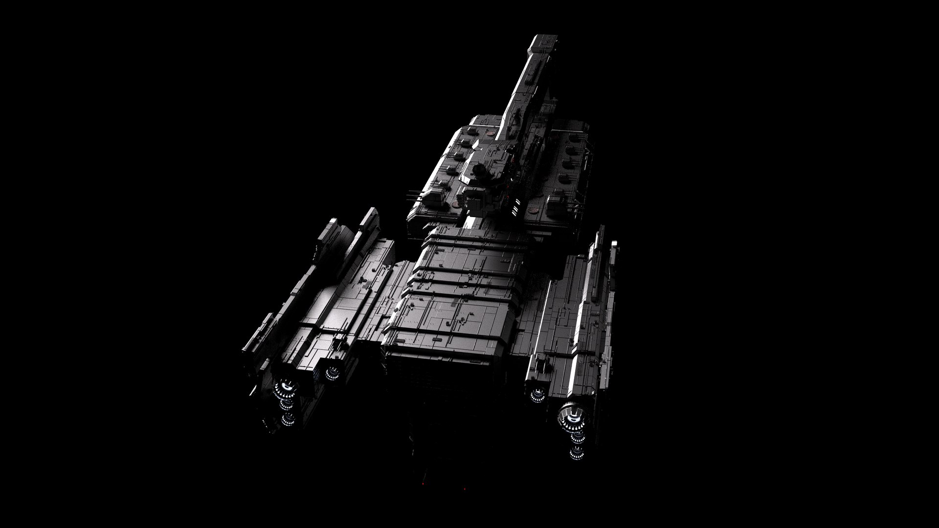Charon Class Heavy Frigate 3D Model - TurboSquid 2354539