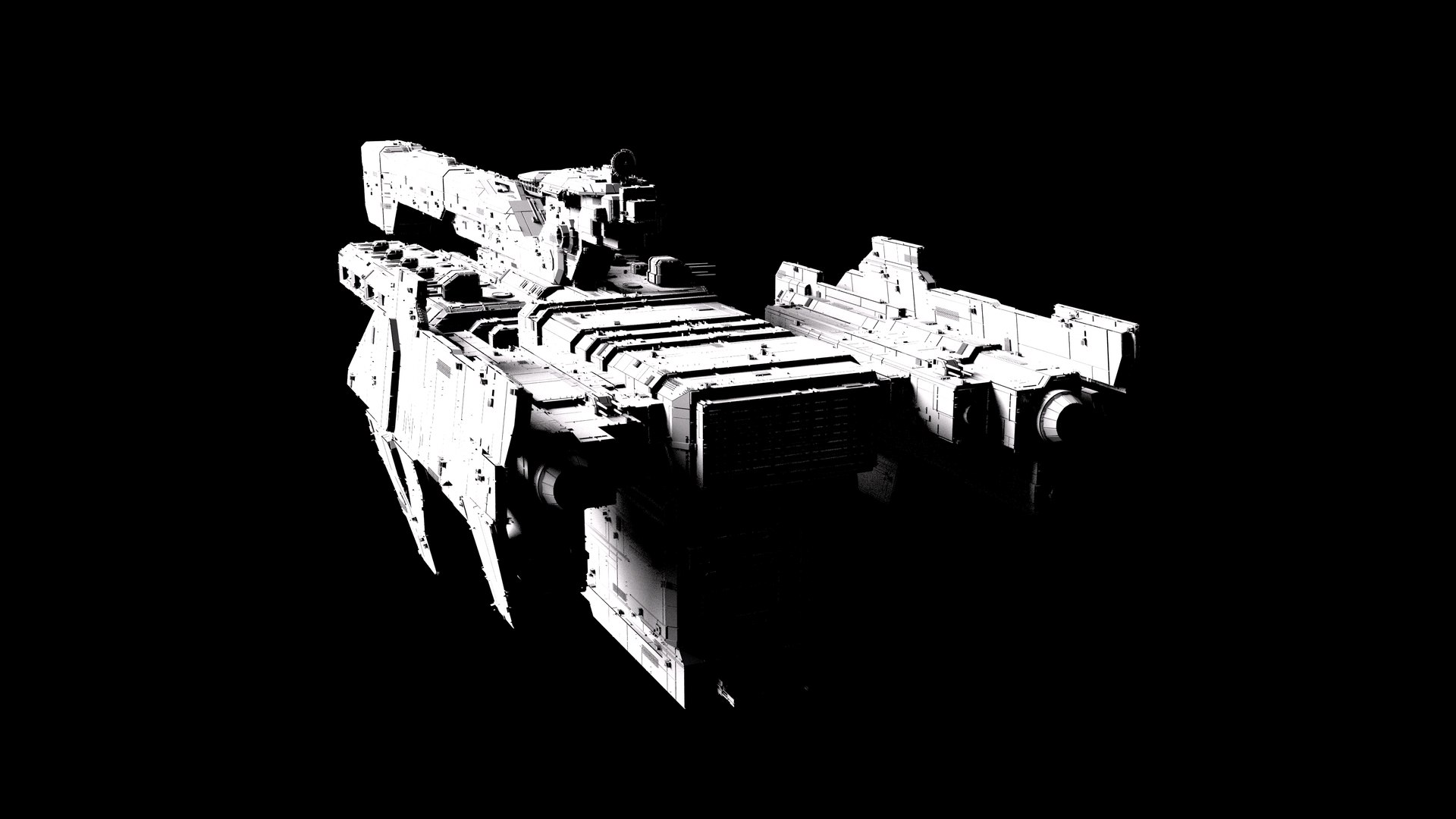 Charon Class Heavy Frigate 3D Model - TurboSquid 2354539