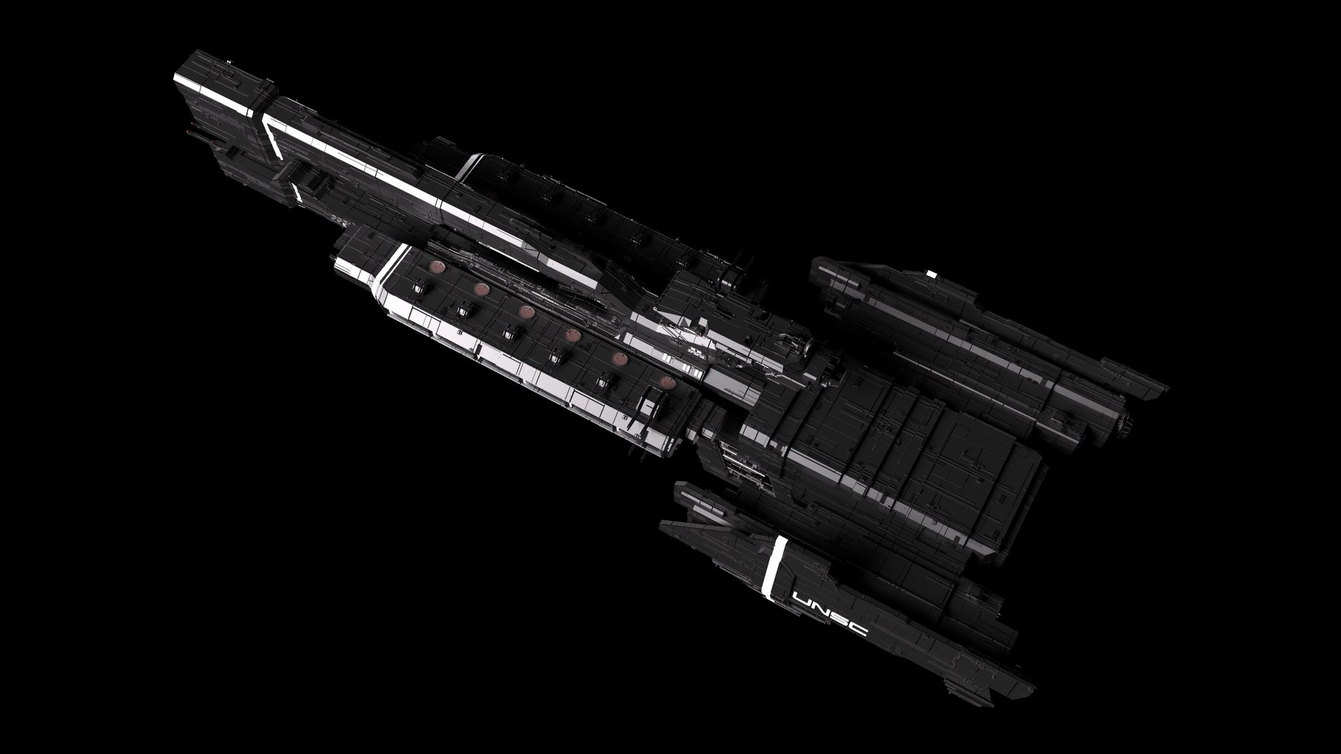 Charon Class Heavy Frigate 3D Model - TurboSquid 2354539