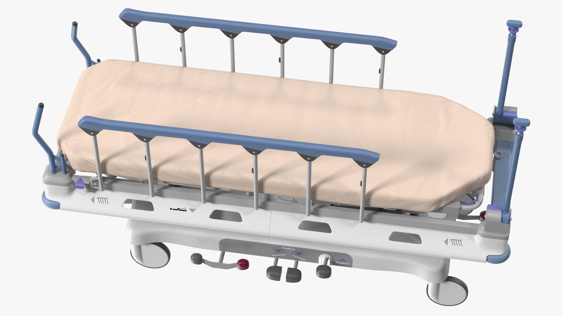Emergency Transport Bed model - TurboSquid 1771725